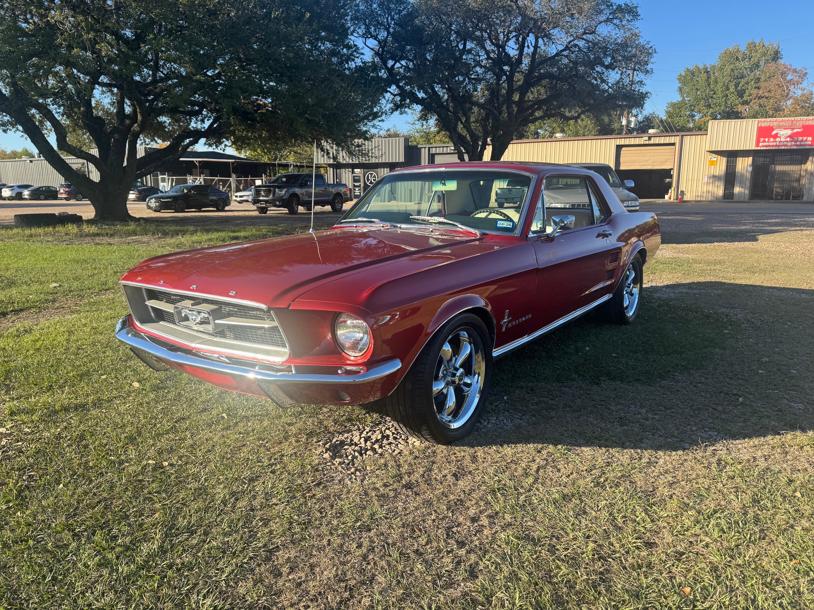 1967 Mustang Bright Amber Metallic Coupe – Performance Mustangs
